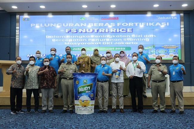 Cegah Stunting, Gubernur Anies Luncurkan Beras Fortifikasi FS Nutri ...