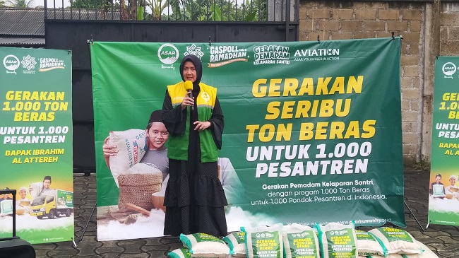 ASAR Humanity Distribusikan 10 Ton Beras untuk Pesantren di Lima Daerah ...